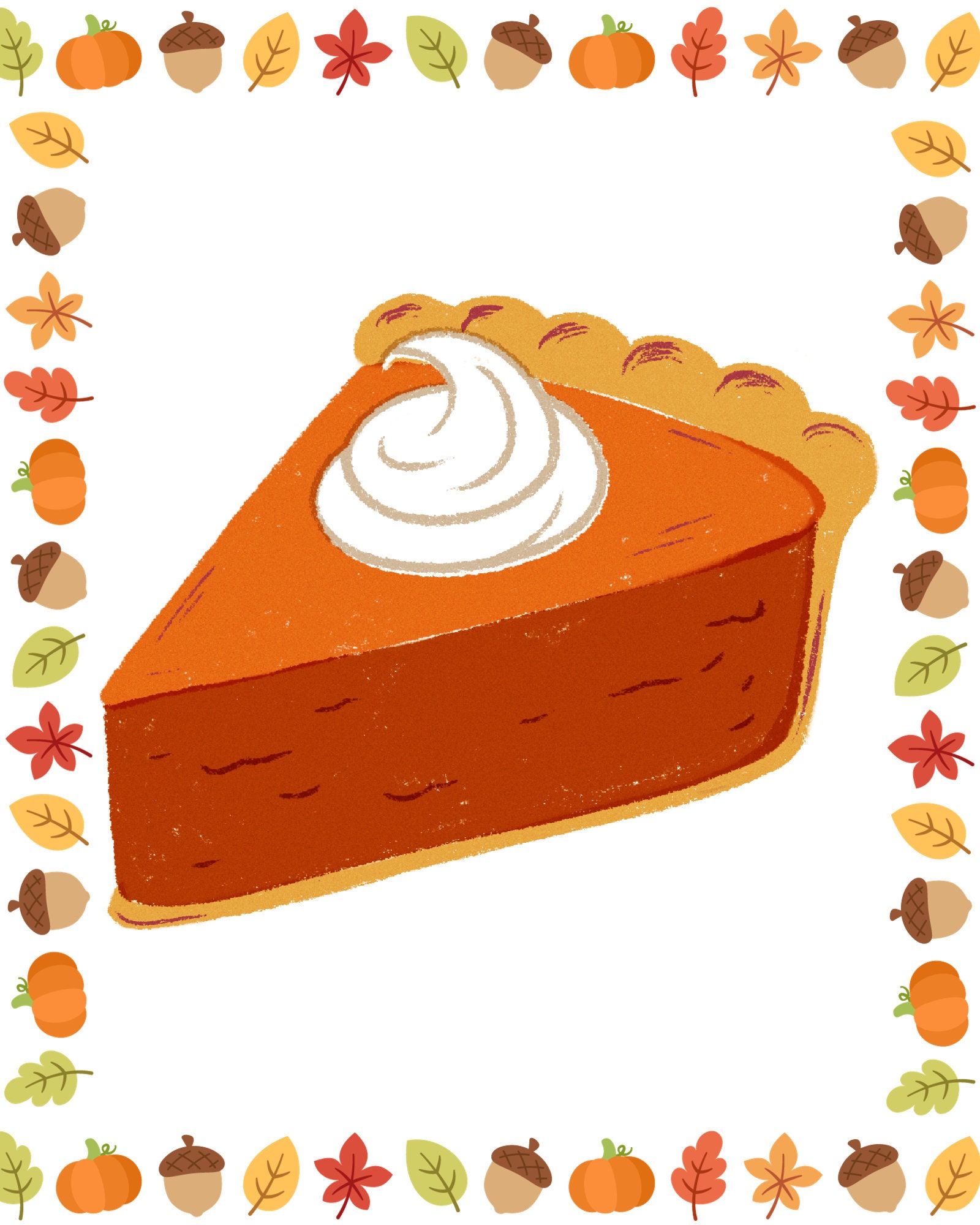 Fall/thanksgiving Set Printable Poster - Etsy