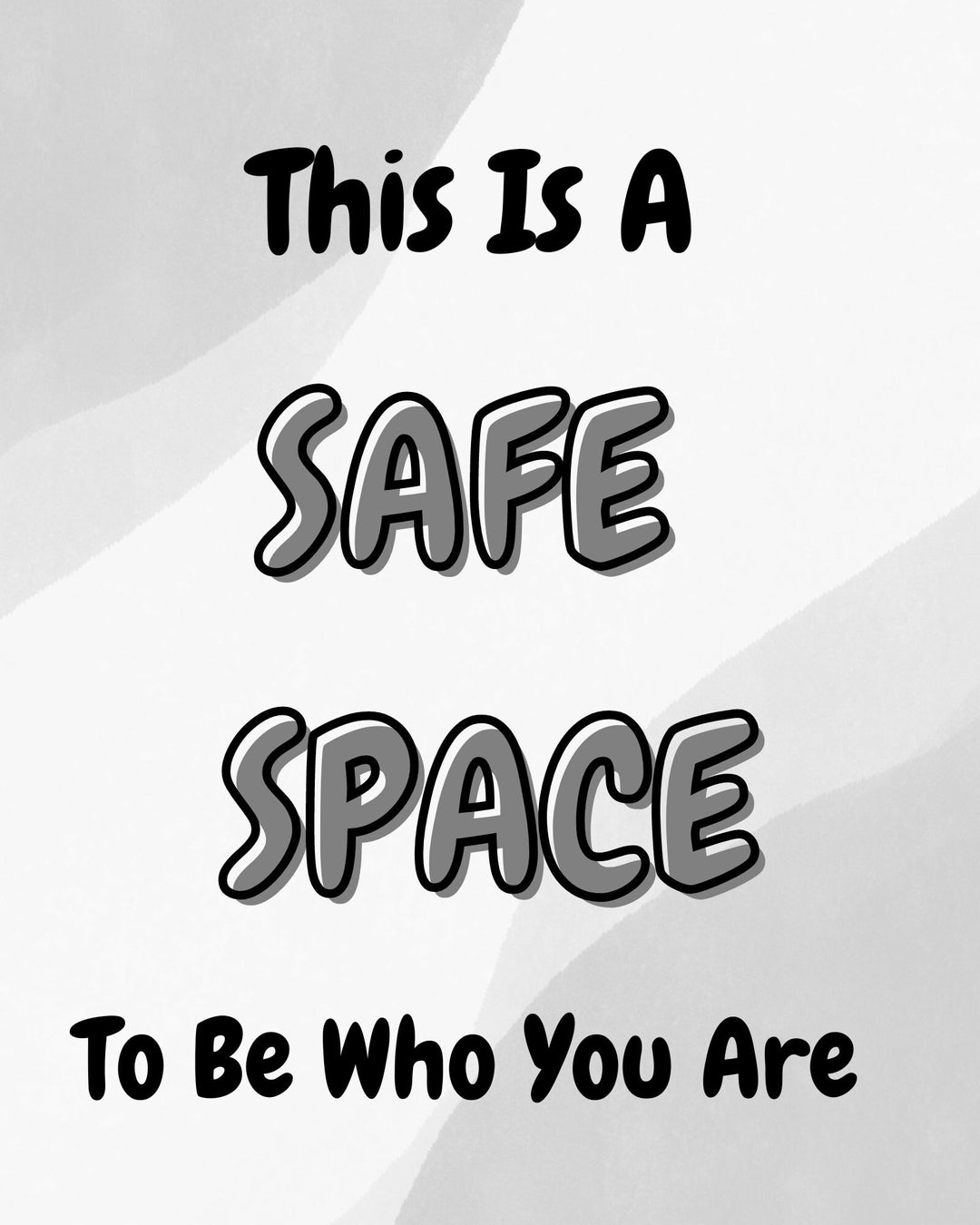 Safe Place Poster Printable - Etsy
