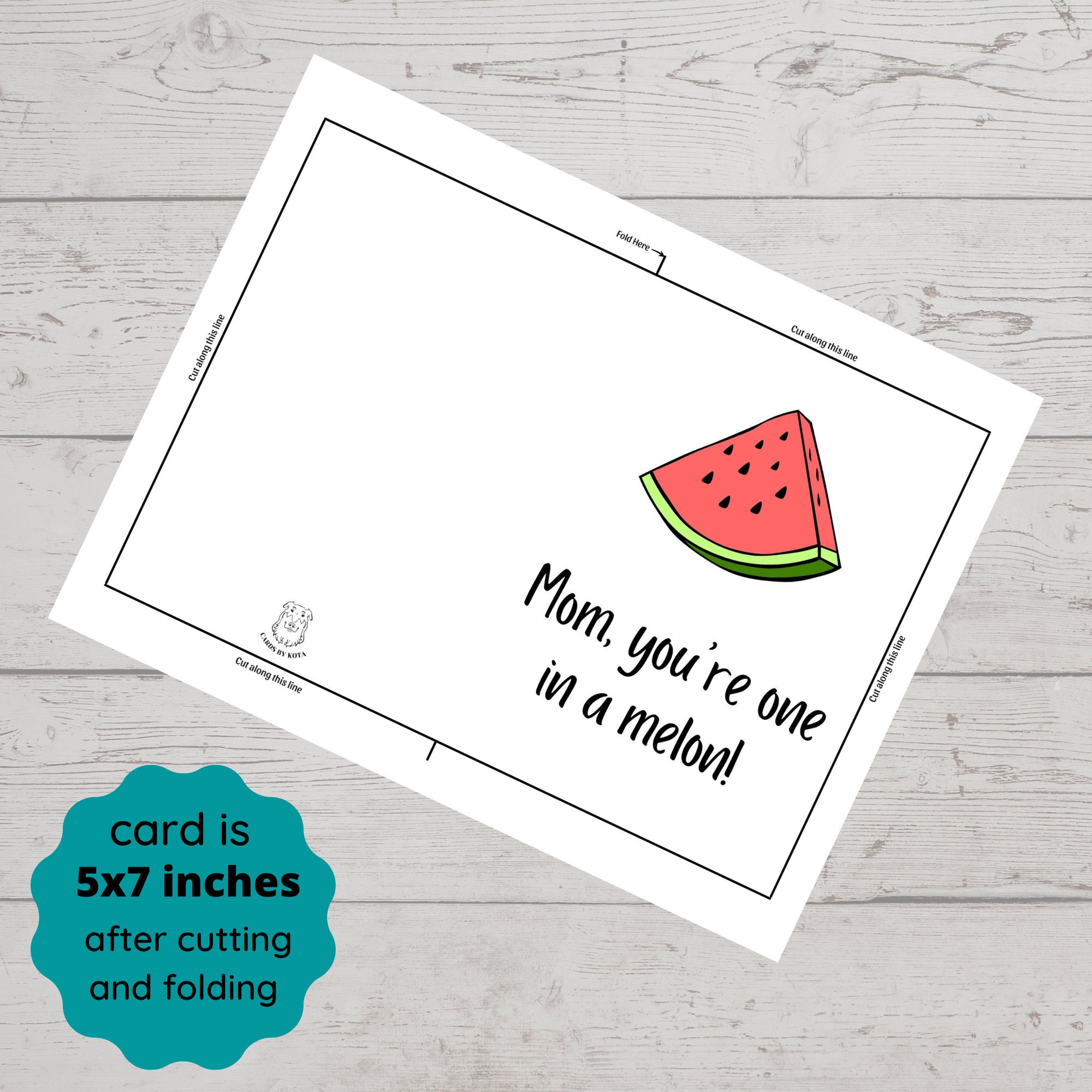 Printable Mother's Day Card Pun Mother's Day Card Funny Mother's Day ...
