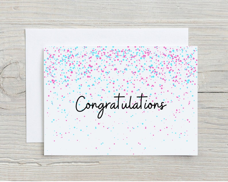 Printable Congratulations Card | Printable Baby Card | Baby Shower - Etsy