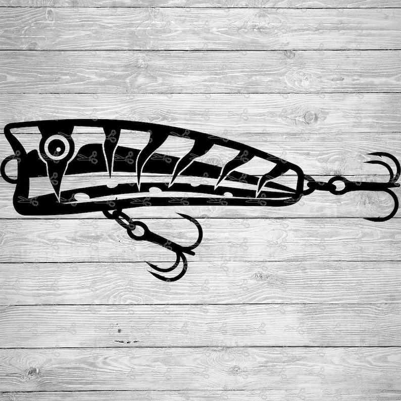 Fishing Lure 1 SVG, EPS &PNG Files - Etsy