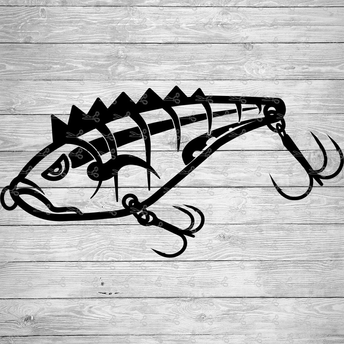Fishing Lure 2 SVG, EPS &PNG Files - Etsy