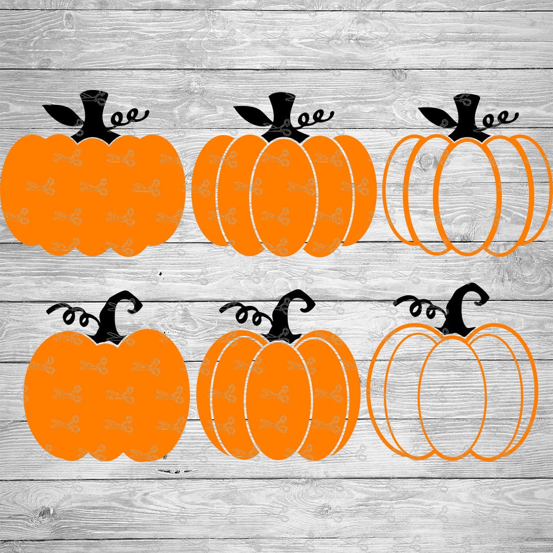 Pumpkin Bundle SVG, EPS &PNG Files - Etsy