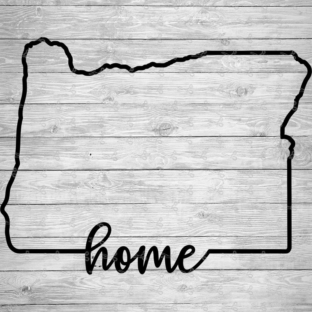 Oregon Home State SVG, EPS &PNG Files - Etsy