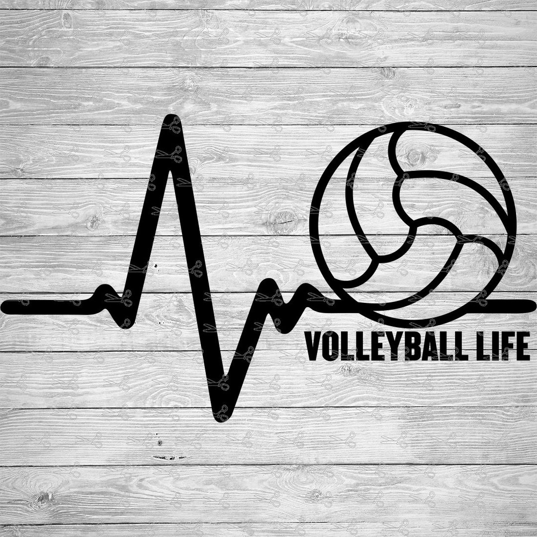 Volleyball Life SVG, EPS &PNG Files - Etsy