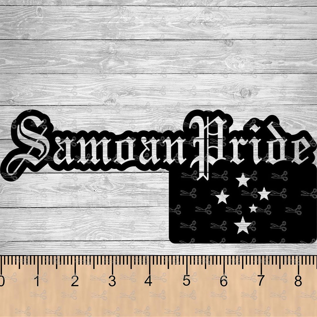 Samoan Pride Decal 8.5 in Wide - Etsy