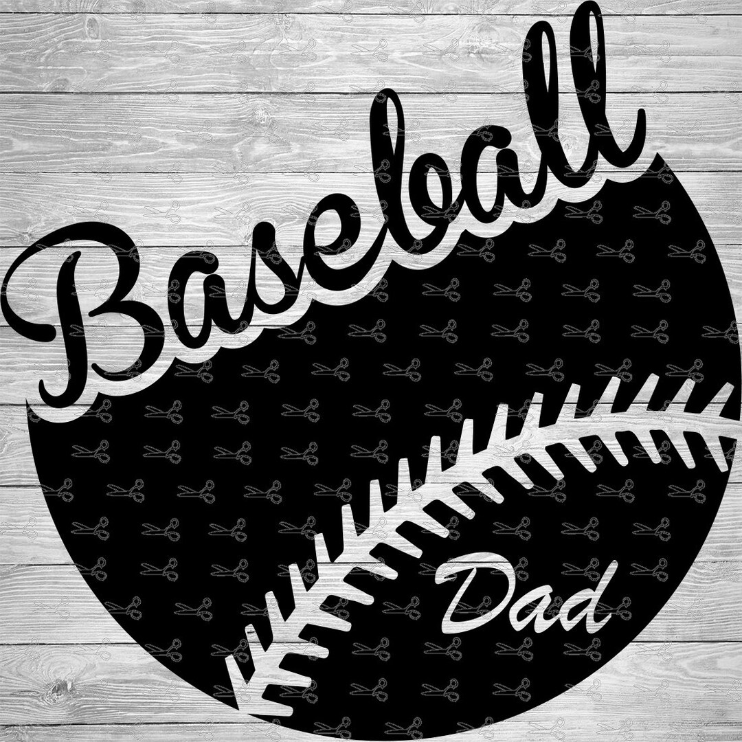 Baseball Dad SVG, EPS &PNG Files - Etsy