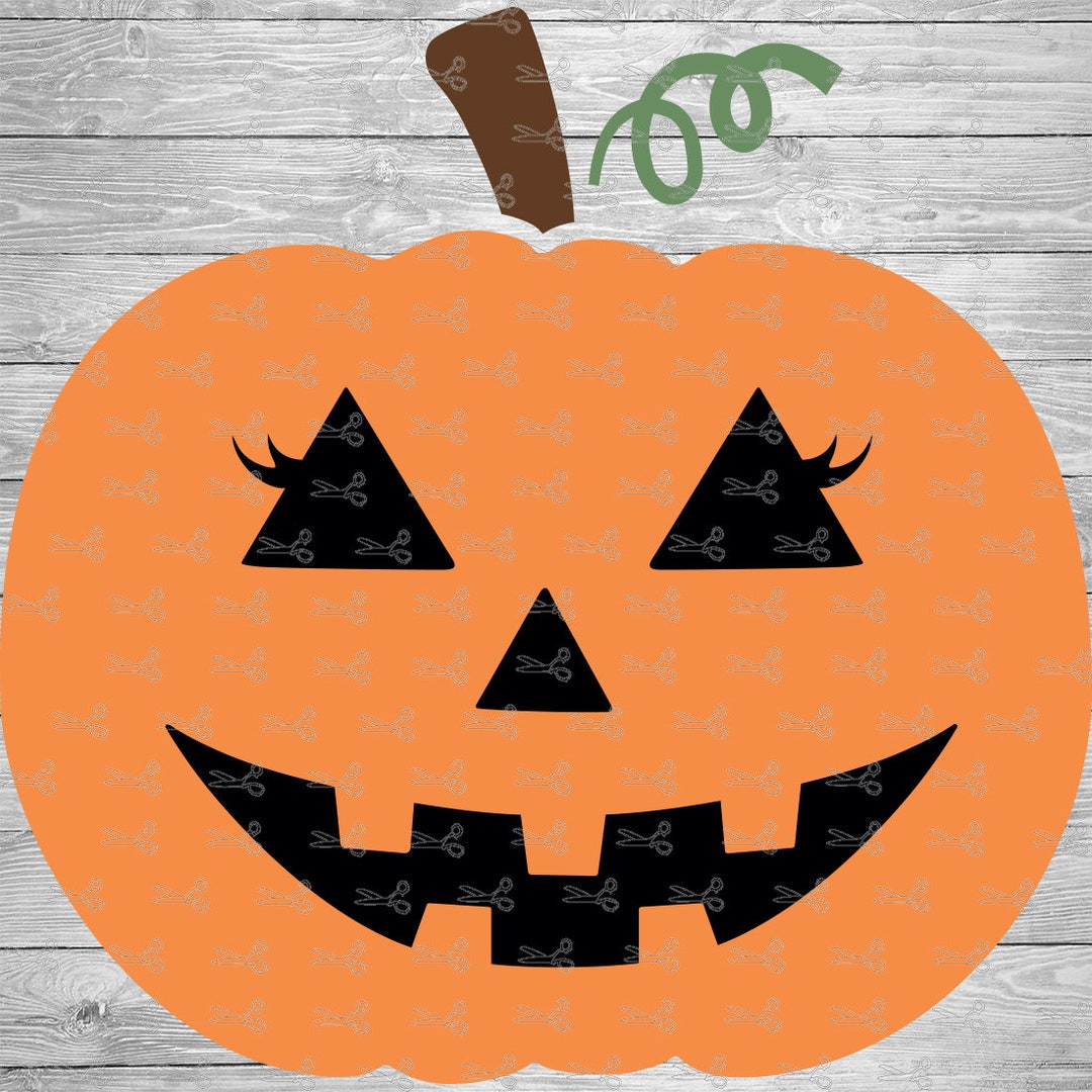 Cute Pumpkin SVG, EPS &PNG Files - Etsy