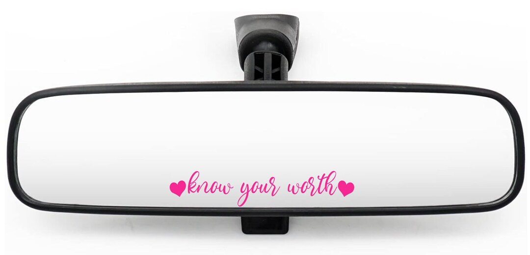 Inspirational Rearview Mirror Decal - Etsy