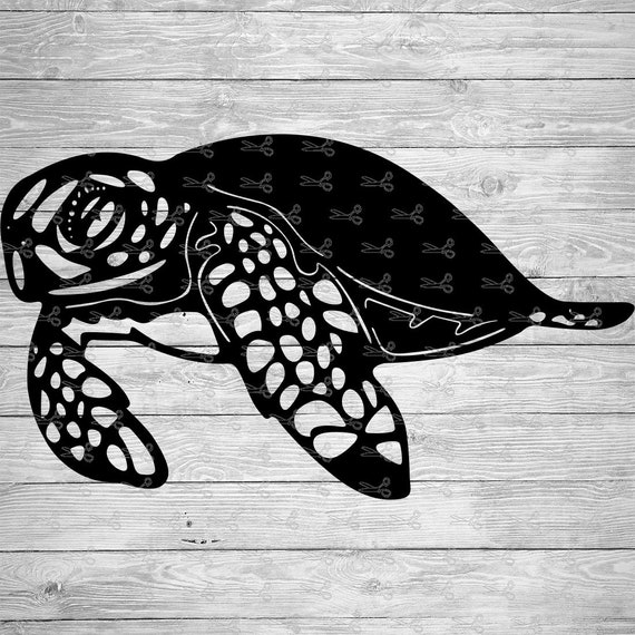 Ocean Sea Turtle SVG EPS &PNG Files - Etsy