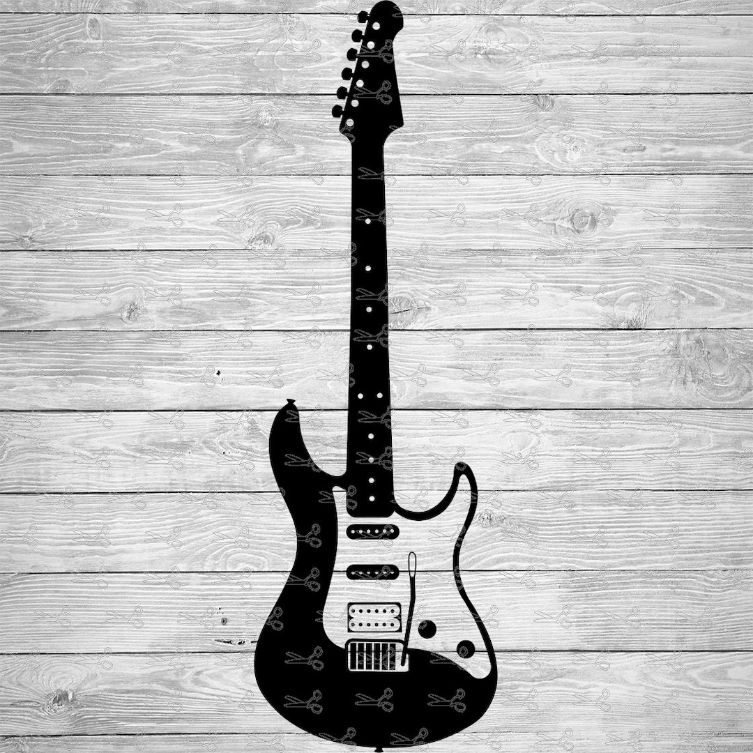 Electric Guitar SVG, EPS &PNG Files - Etsy
