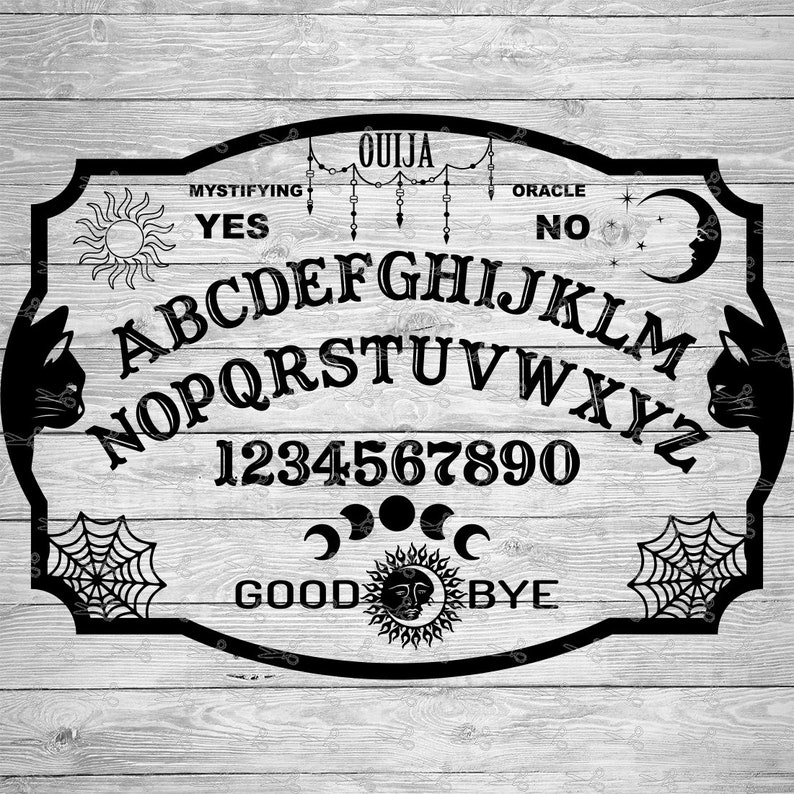 Oujia Board SVG, EPS &PNG Files - Etsy