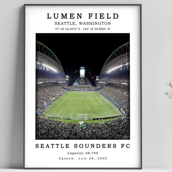 Seattle Sounders Poster - Etsy
