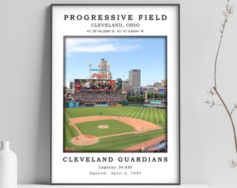 Progressive Field Stadium Poster - Etsy