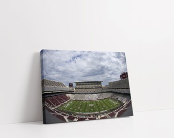 A&m Football Stadium Print - Etsy