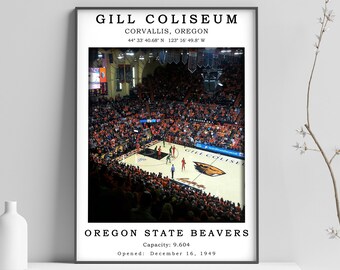 Oregon State Poster - Etsy