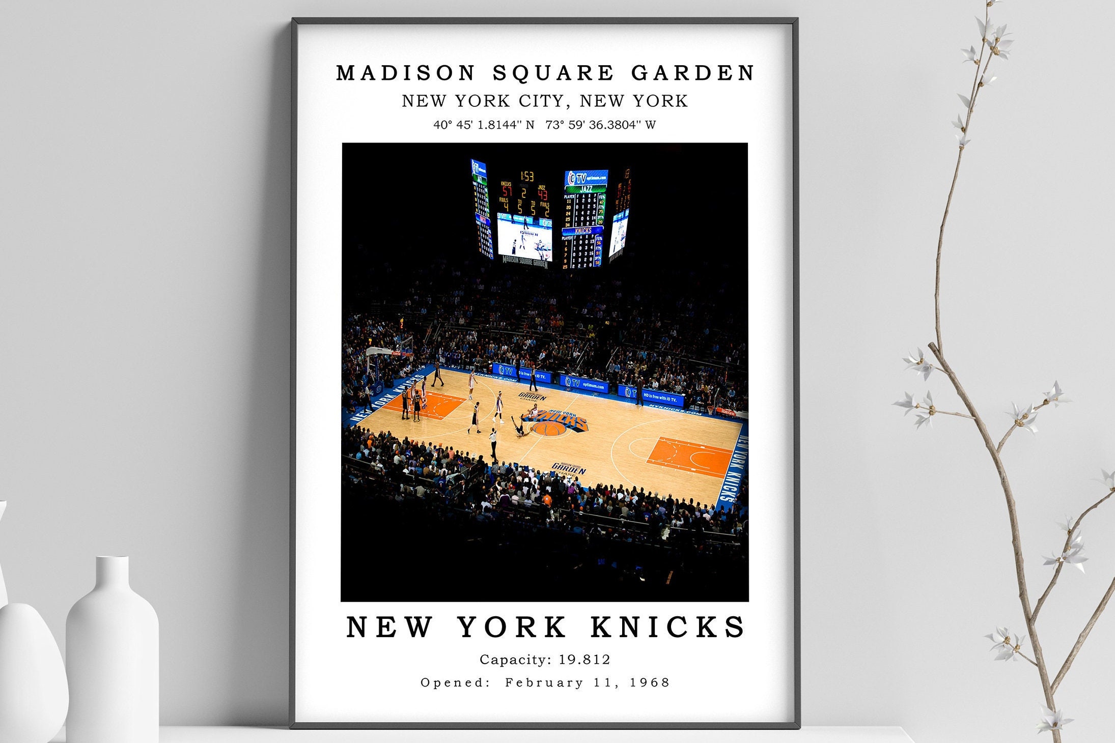 Knicks Madison Square Garden - Etsy