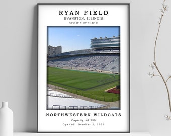 Northwestern Poster - Etsy