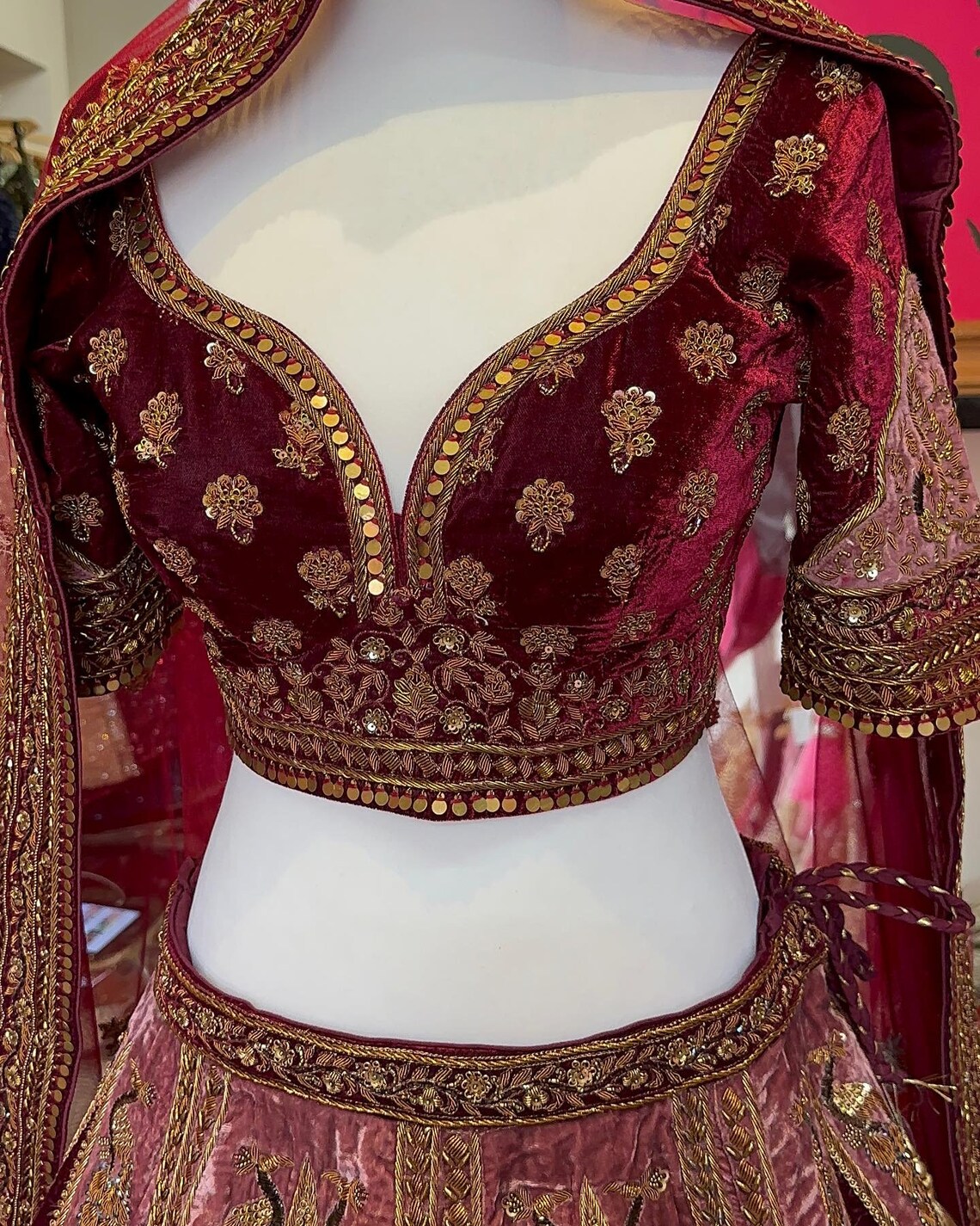Marwar Couture Bridal Lehenga Peacock Design - Etsy