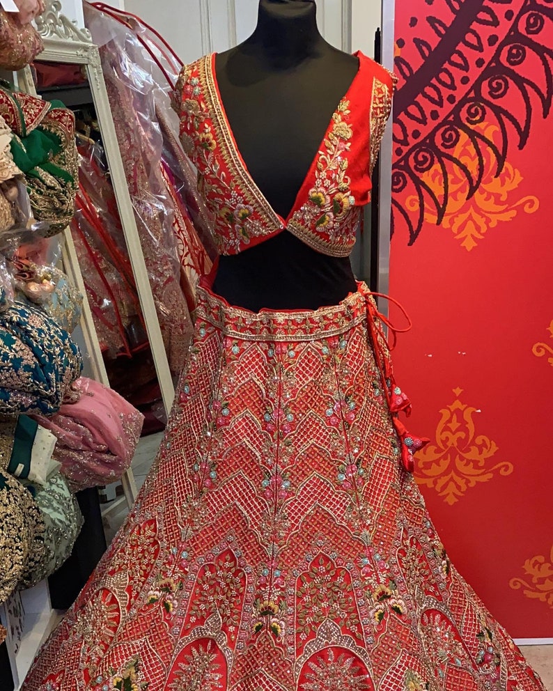 Payal Keyal Hand Crafted Designer Bridal Lehenga for Women - Etsy
