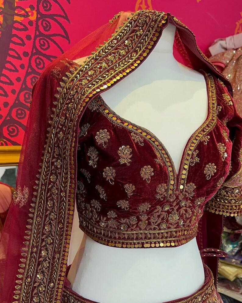Marwar Couture Bridal Lehenga Peacock Design - Etsy