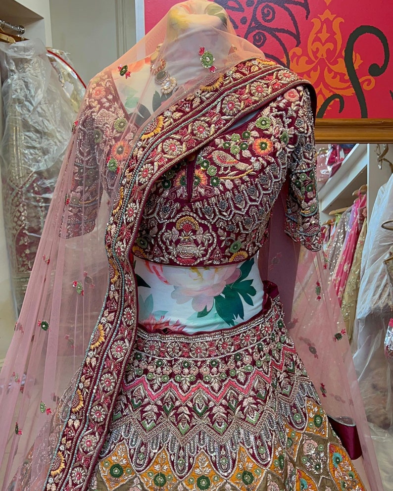 Marwar Couture Bridal Lehenga 2024 Inspired - Etsy Canada