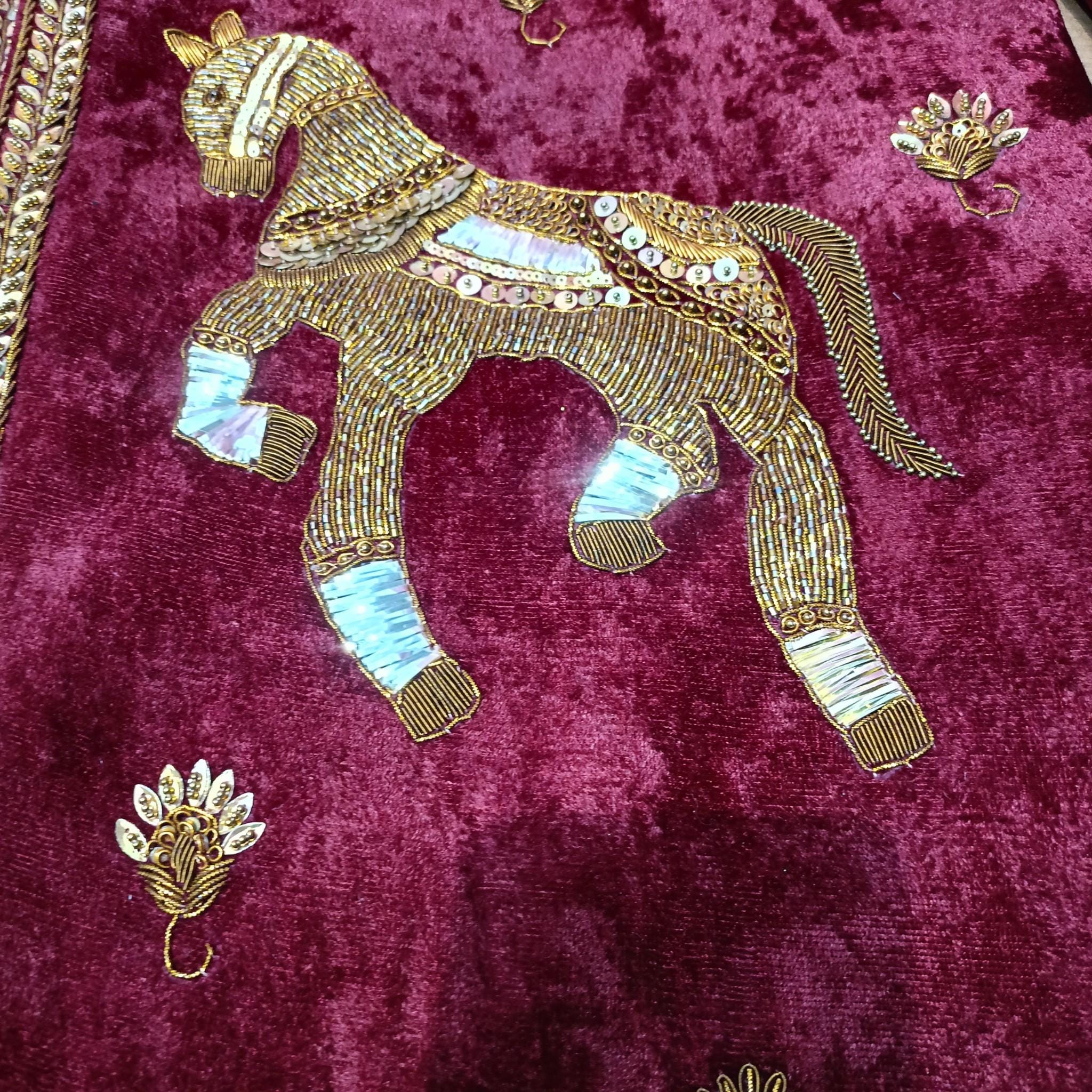 Manish Malhotra Inspire Designer Velvet Sherwani Maroon Zari Work ...