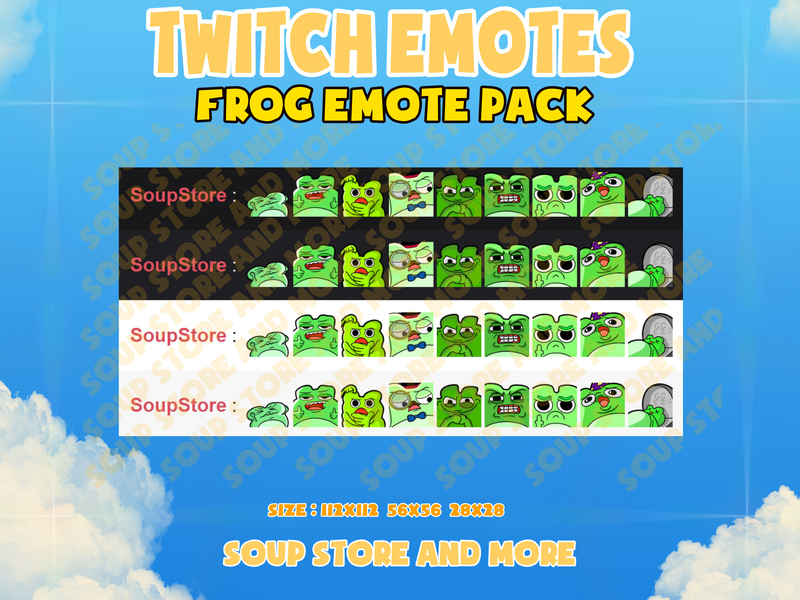 MORE FROG EMOTES - 9 Frog Emotes for - Confused Emote, Plotting Emote ...