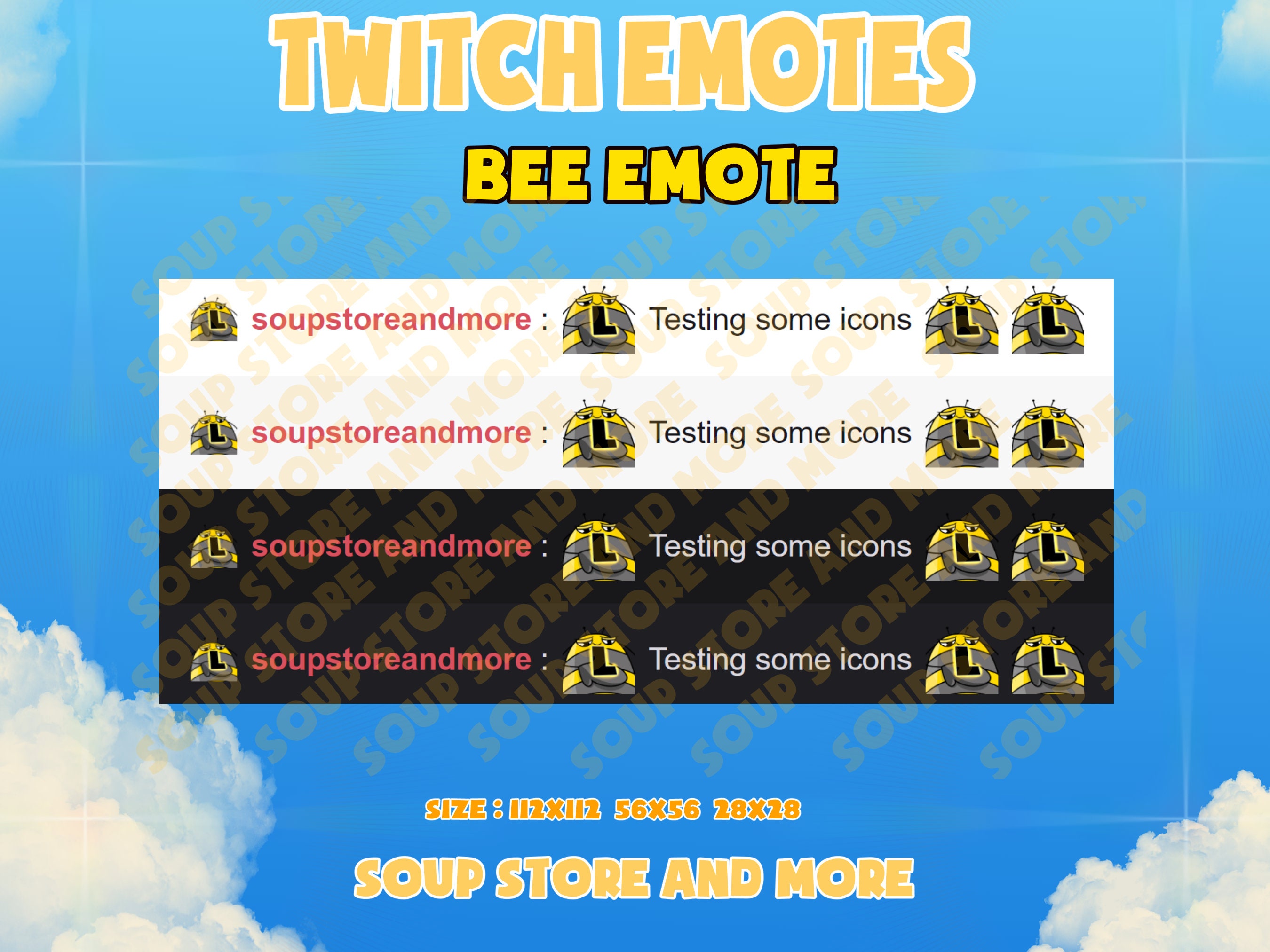 Take This L Emote / Bee Emote / Twitch / Discord / Smug Bee - Etsy