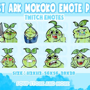 Mokoko Emotes for Twitch / Mokoko Seed/ Lost Ark/ Twitch, Discord ...