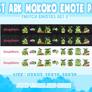 Mokoko Emote Set 2 for Twitch / Mokoko Seed/ Lost Ark/ Twitch, Discord ...