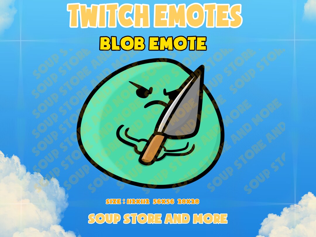 Wrathful Blob Emote Angry Blob Emote for Twitch Angry Emote Mad ...