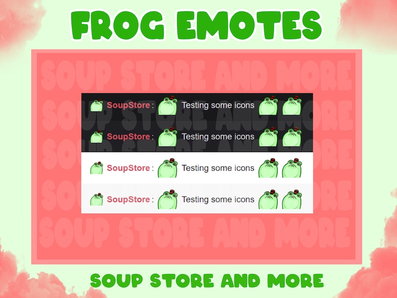 Sus Frog Emote - Twitch Emote - Twitch, Discord - Etsy