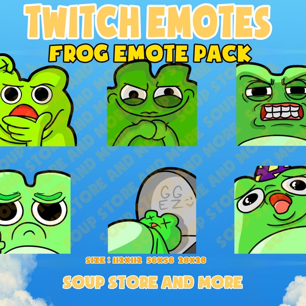 Frog Gg Emote - Etsy UK