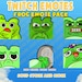 MORE FROG EMOTES - 9 Frog Emotes for - Confused Emote, Plotting Emote ...