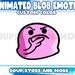 Animated Twitch Emote Pack | Cute Animated Blob Pack of 6 Emotes ...