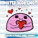 Valentines Blob HEART Emote - Pink Blob Heart Emote Fot Twitch - Twitch ...