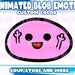 Cheerful Blob Emote - Pink Blob Animated Emote for Twitch - Cute Twitch ...