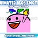 Animated Twitch Emote Pack | Cute Animated Blob Pack of 6 Emotes ...