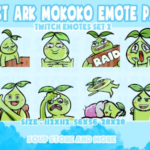 Mokoko Emote Set 2 for Twitch / Mokoko Seed/ Lost Ark/ Twitch, Discord ...