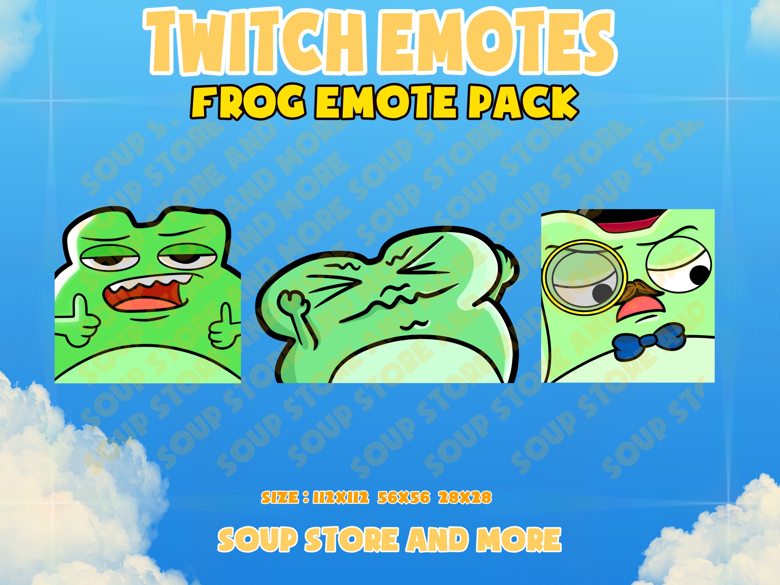 MORE FROG EMOTES - 9 Frog Emotes for - Confused Emote, Plotting Emote ...