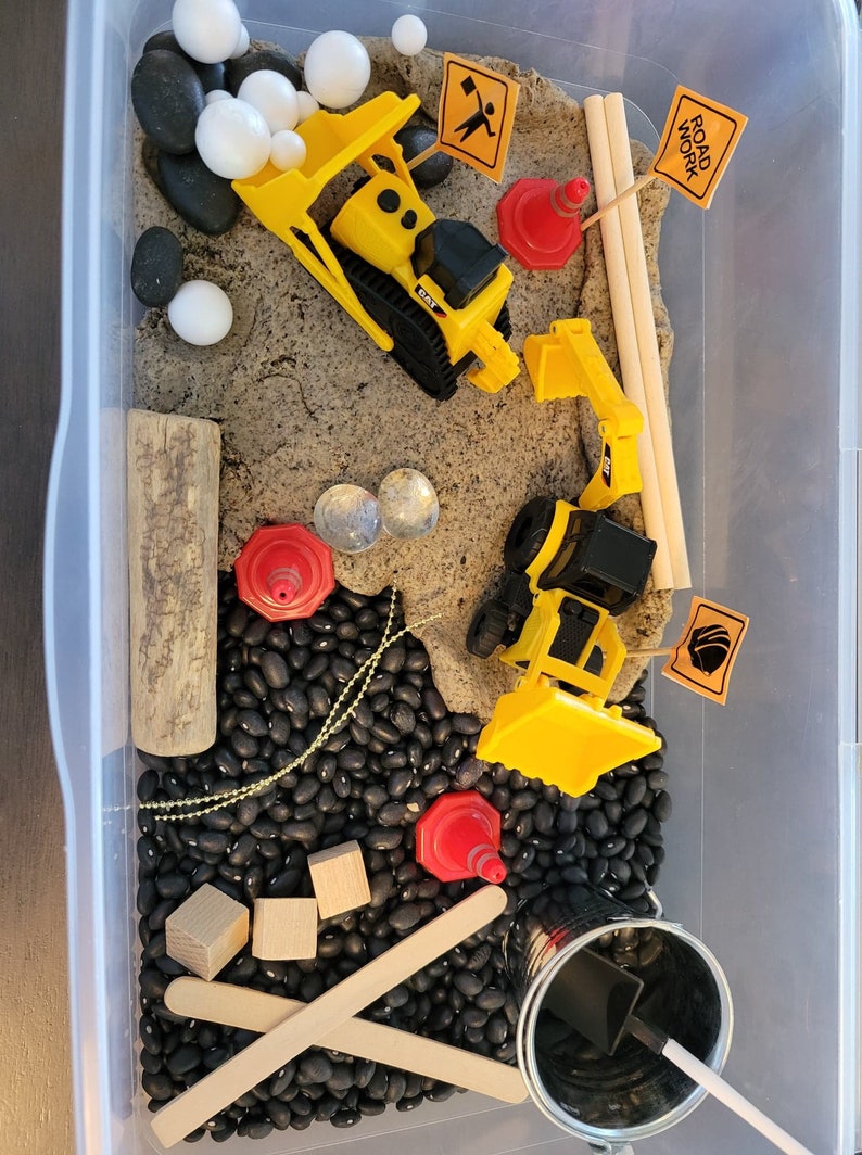 Construction Sensory Kit - Etsy Canada