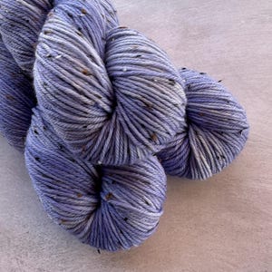 Periwinkle - Tweed DK Hand Dyed Yarn - Etsy