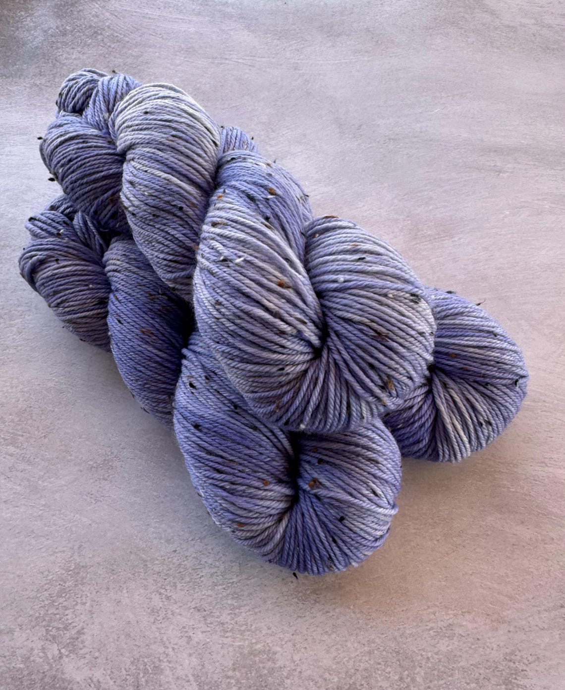 Periwinkle - Tweed DK Hand Dyed Yarn - Etsy