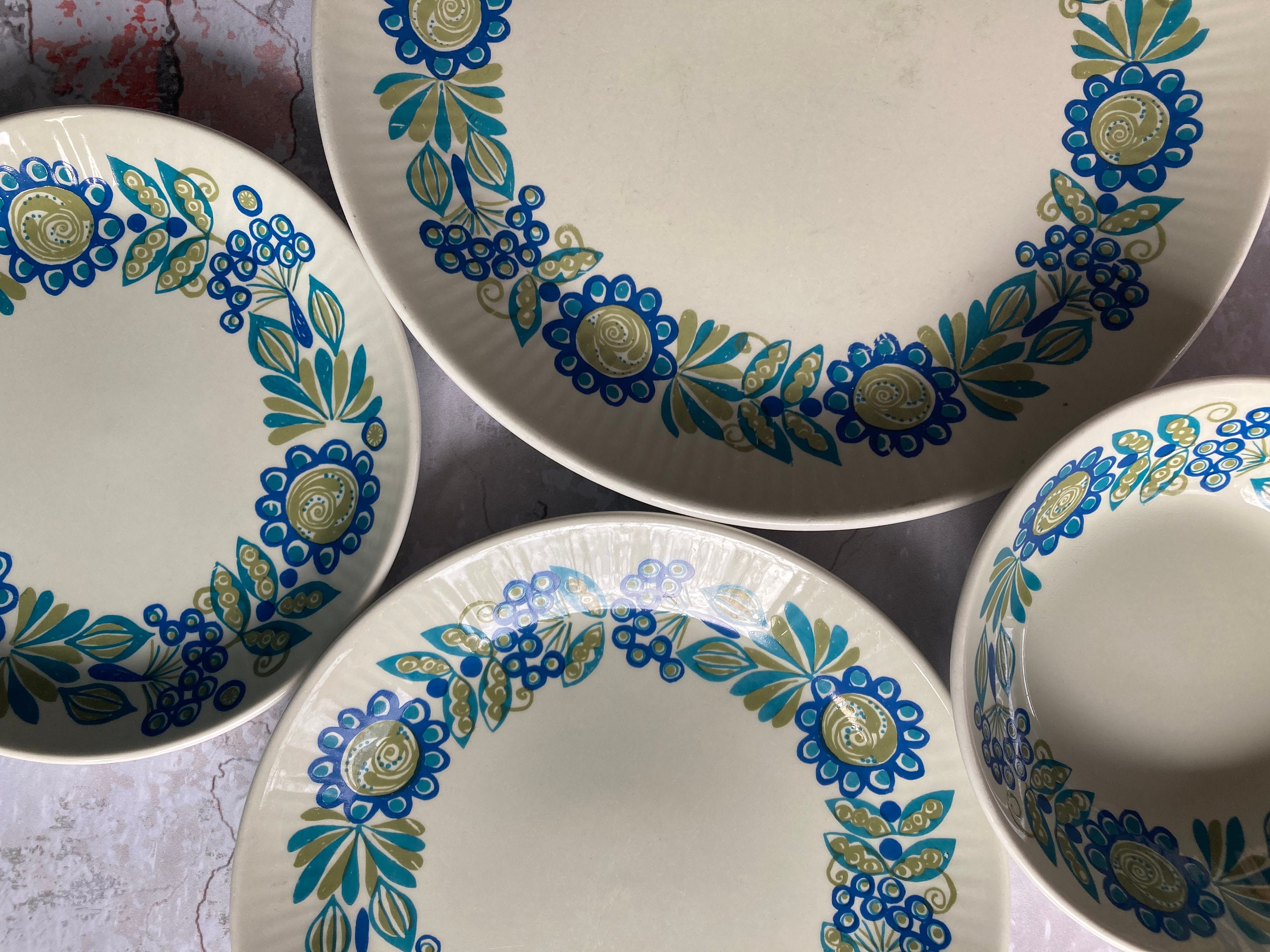 Vintage Figgjo Flint Dinnerware / Tor Viking Pattern / Made in Norway ...