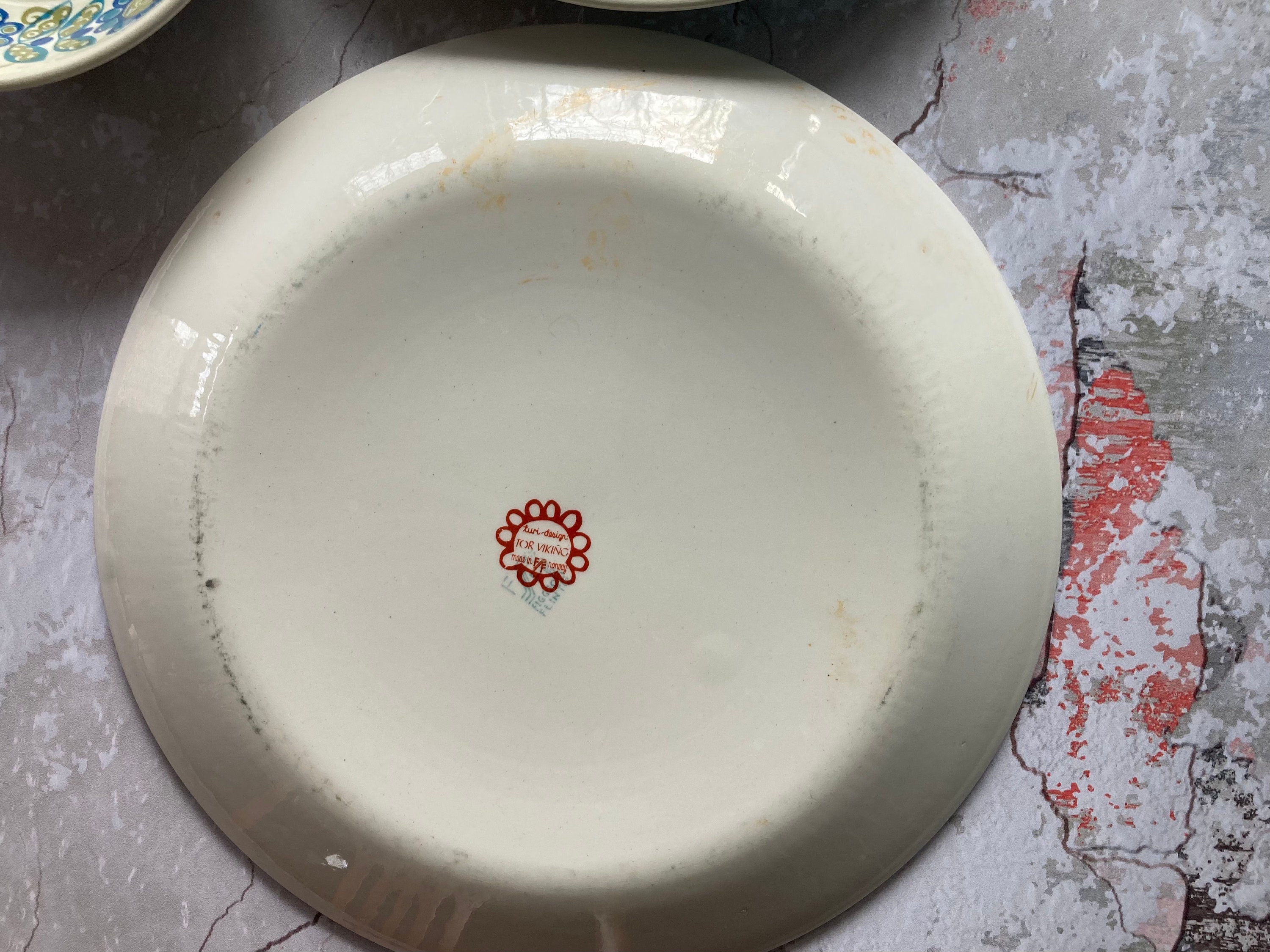 Vintage Figgjo Flint Dinnerware / Tor Viking Pattern / Made in Norway ...