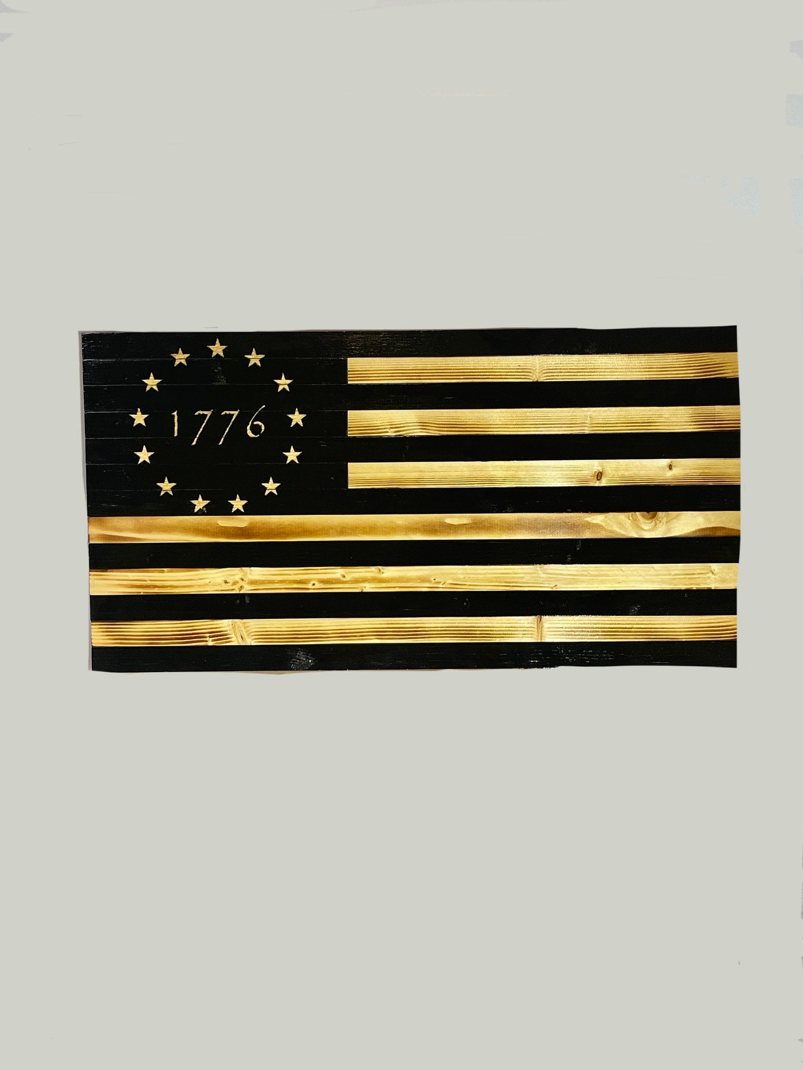 Handmade Wooden 1776 Flag - Etsy