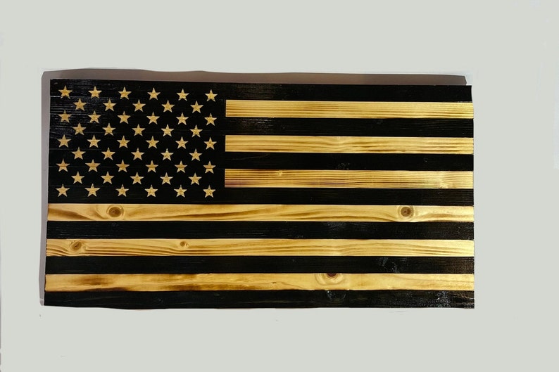 Handmade Wooden American Flag - Etsy