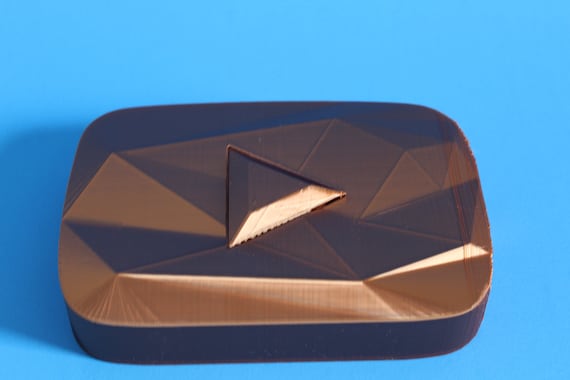Youtube Bronze Play Button