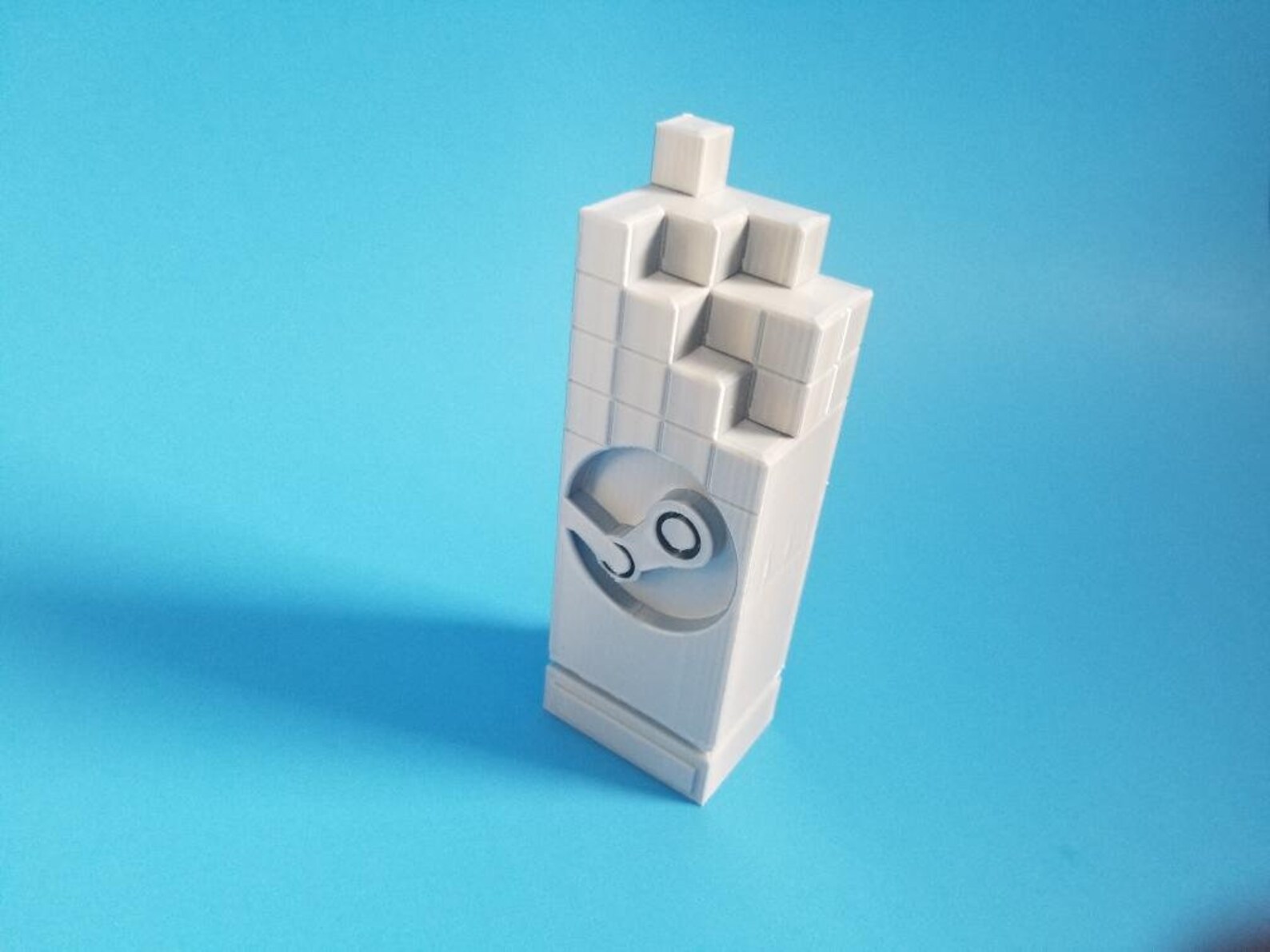 3D Printed Silver Steam Trophy Award - Etsy